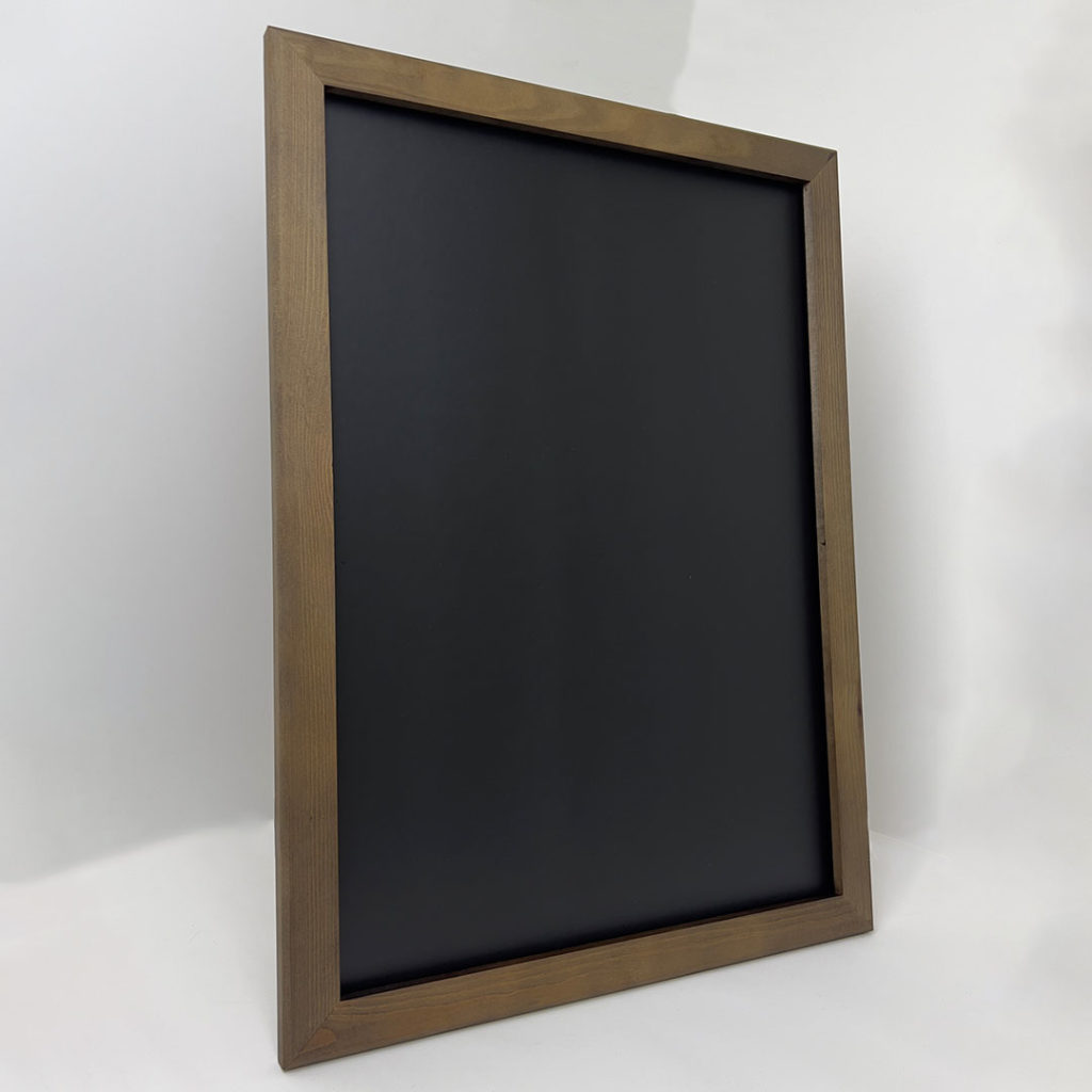 Dark Oak Stain Sliding Wooden Poster Frame - Majisign