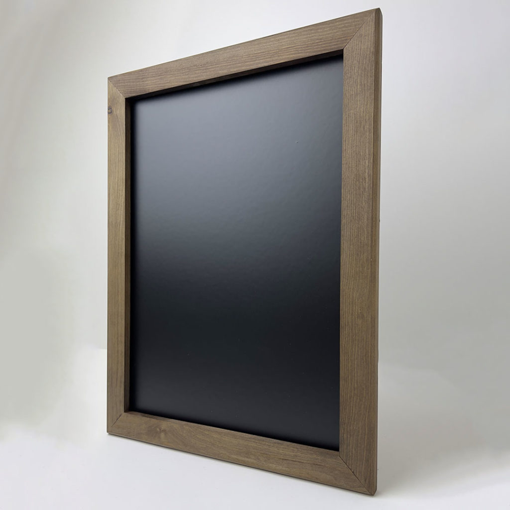 Dark Oak Stain Sliding Wooden Poster Frame - Majisign