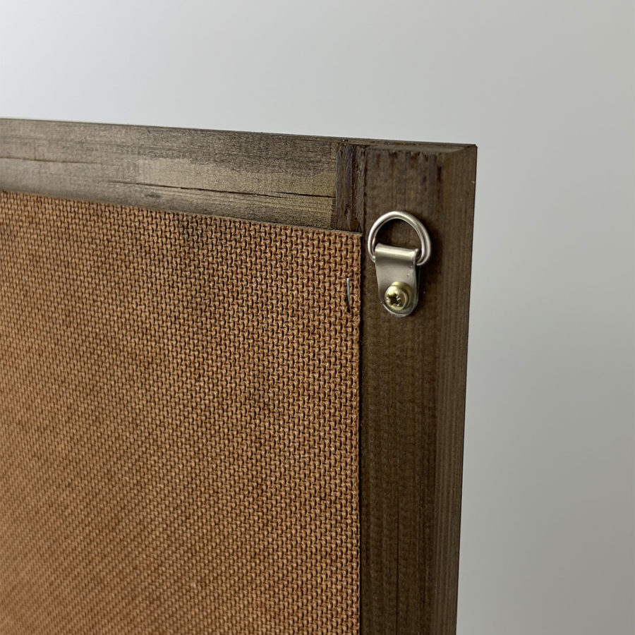 Dark Oak Stain Sliding Wooden Poster Frame - Majisign