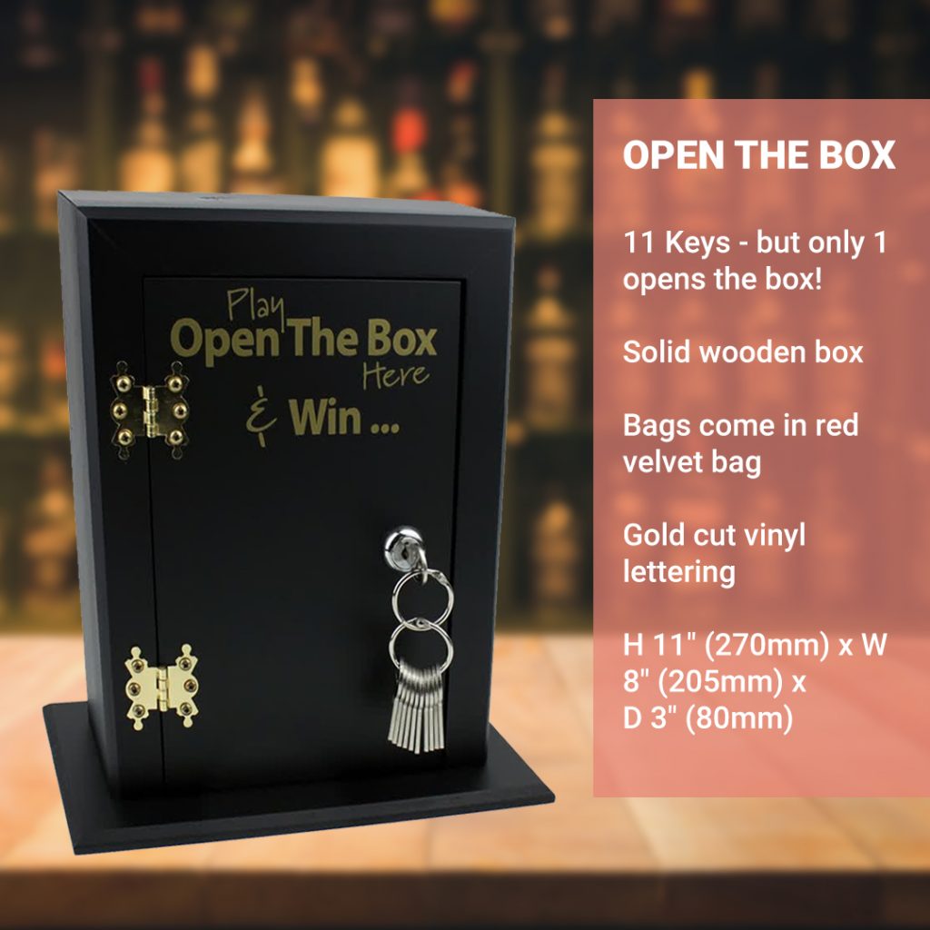 Quality Open the Box Game - comes with 11 keys!