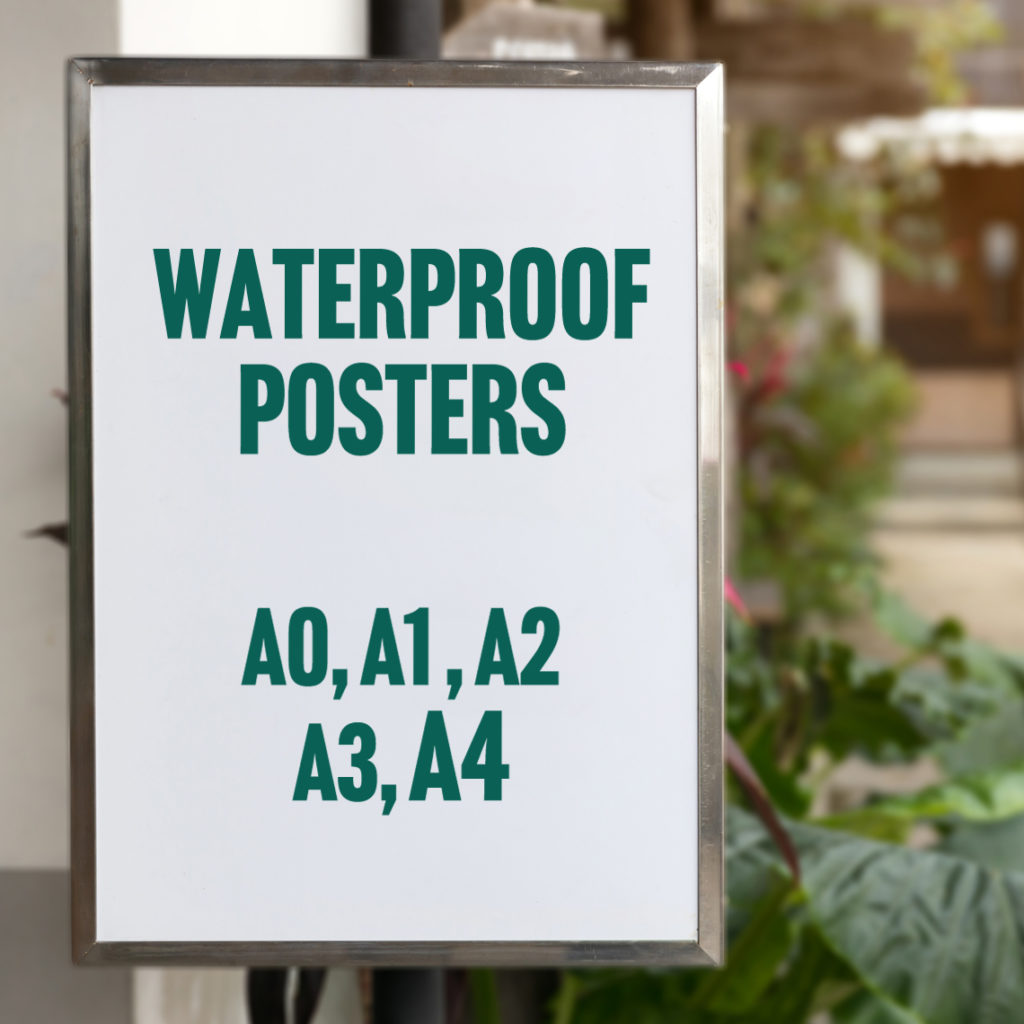 Poster Printing UK | Waterproof & Large Format Posters | Majisign