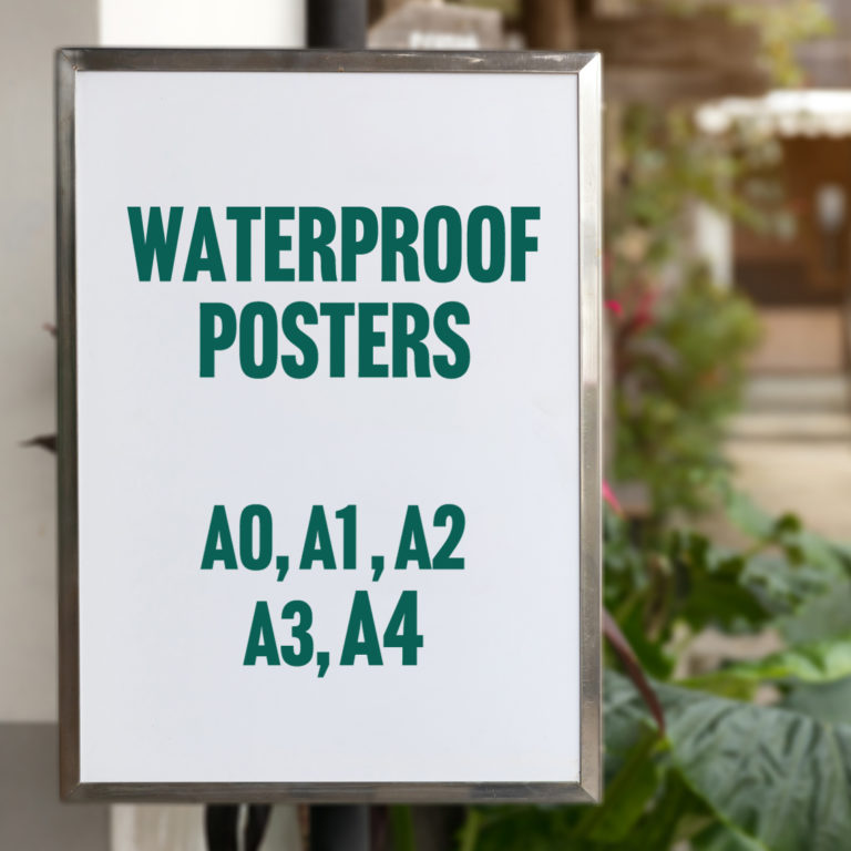 Poster Printing UK | Waterproof & Large Format Posters | Majisign