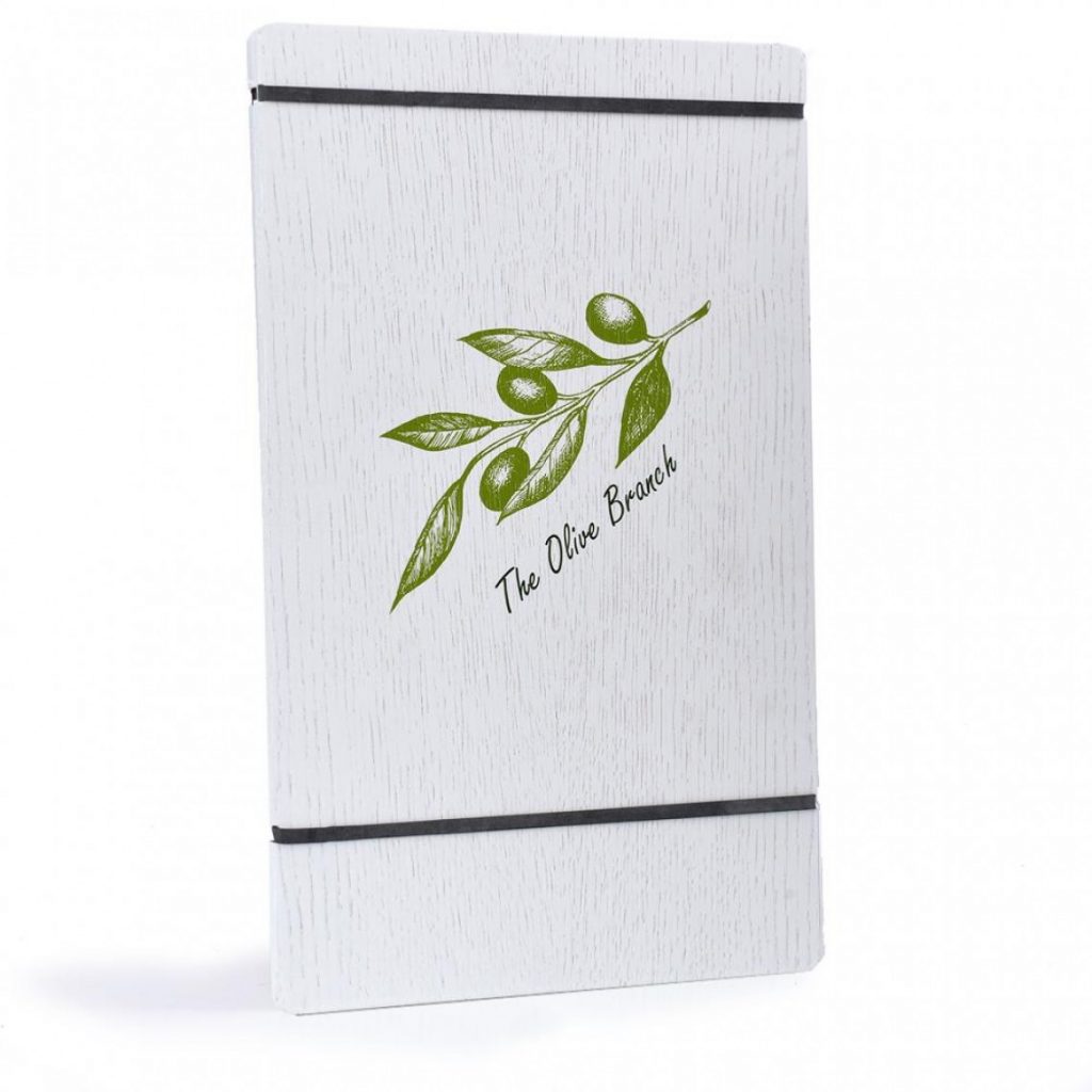 White Elastic A4 Menu Board - Majisign