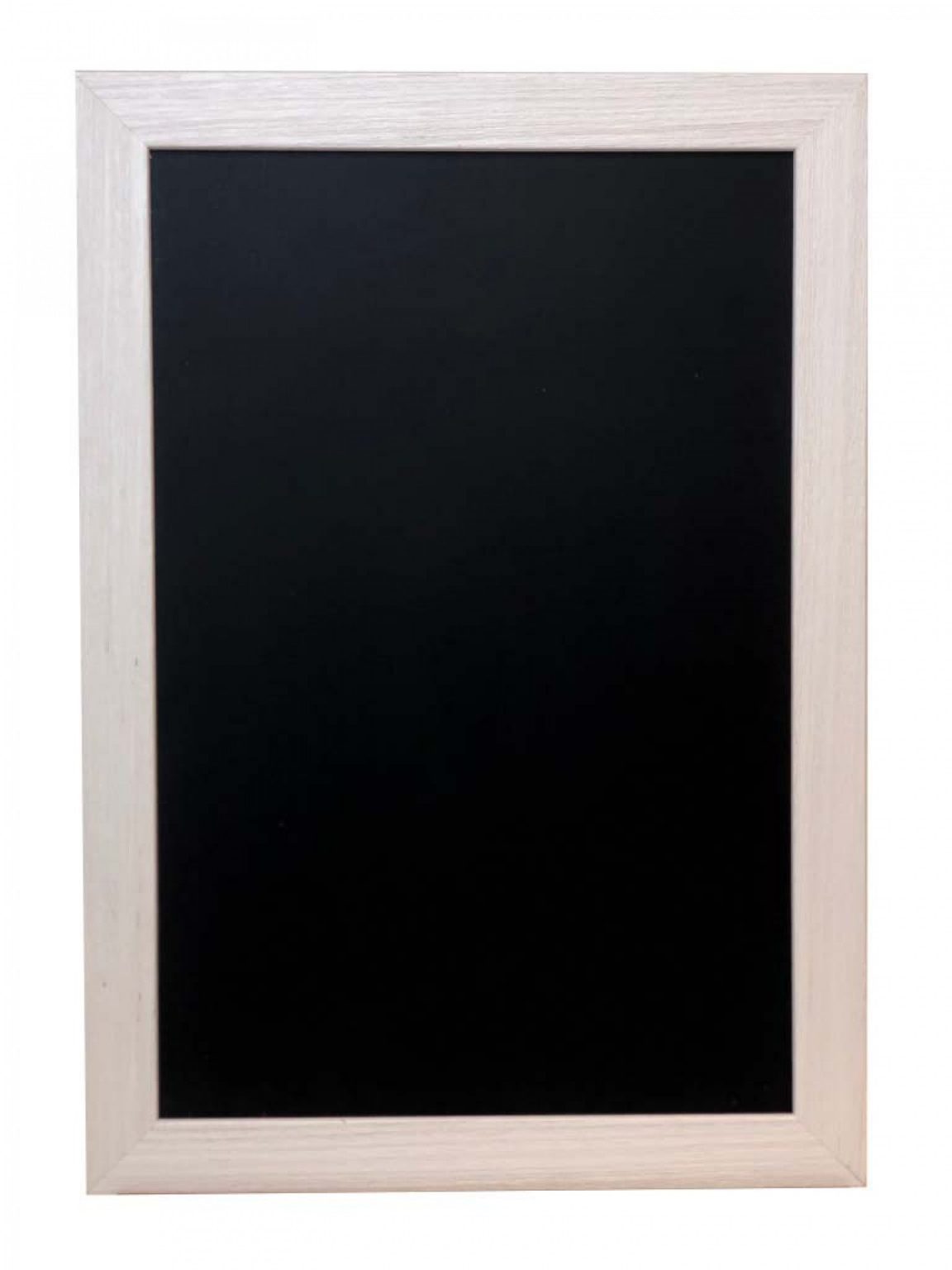 White Framed Chalkboard - Majisign